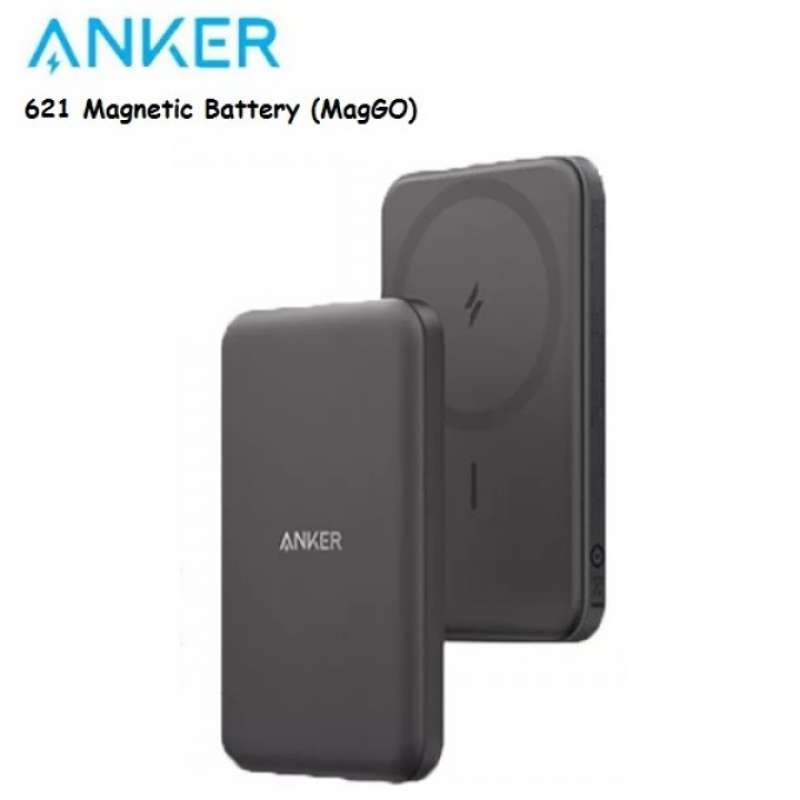 Promo ANKER A1610 - 621 Magnetic Battery MagGo for iPhone 12-13 Series ...