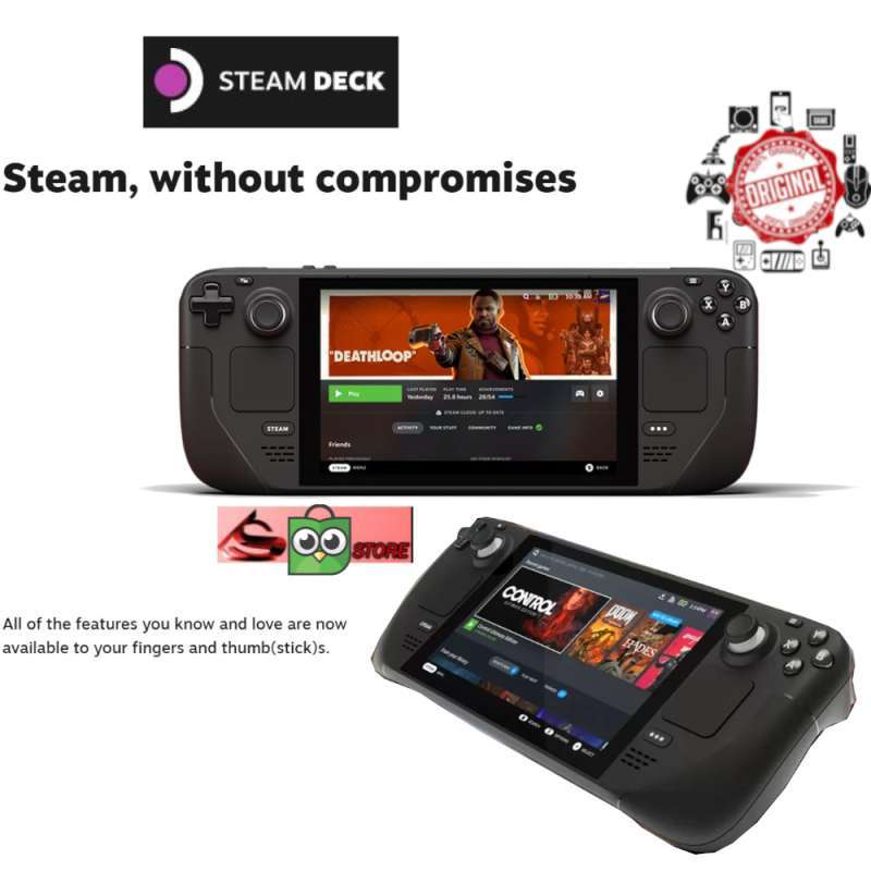 Jual Steam Deck Valve Game Console Portable Gaming Game PC Video di ...