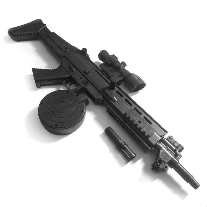 Jual Mainan Senapan Serbu Handgun Fn Scar-l Mk16 Spring /dcobra Di ...