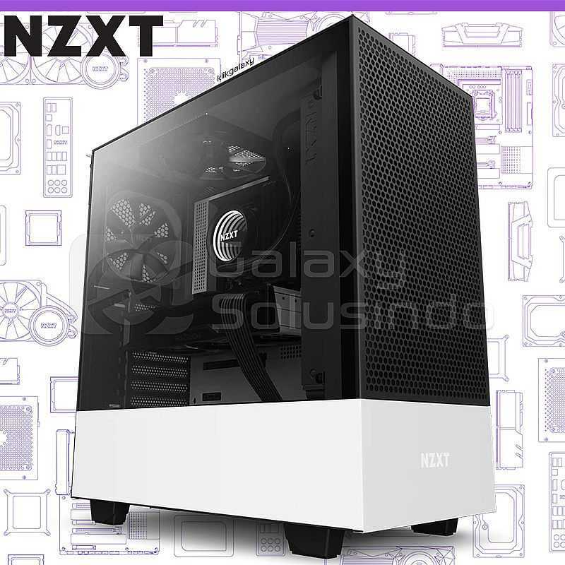 Jual NZXT H510 Flow Matte White Tempered Glass Gaming Case di Seller ...
