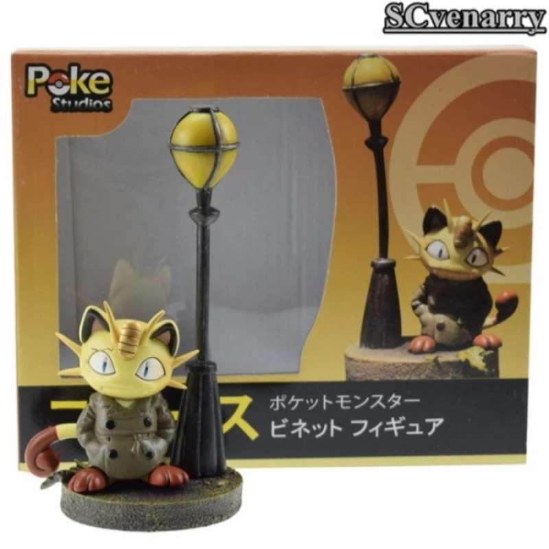 Jual POKE STUDIO FIGURE POKEMON MEOWTH/FIGURE MONSTER POKEMON di Seller ...