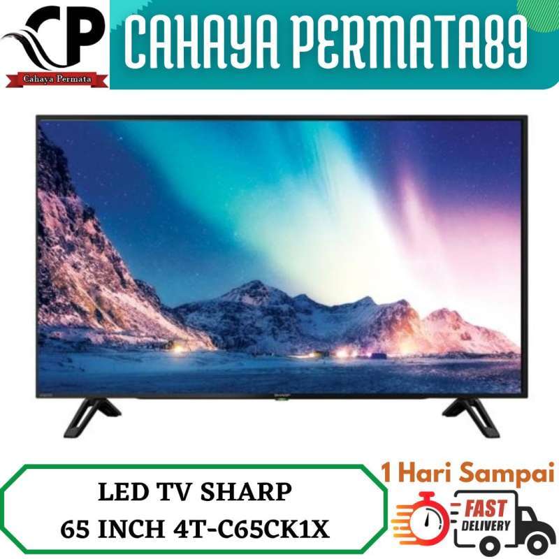 Jual PROMO LED TV SHARP 4T-C65CK1X Android Smart 65 4TC65CK1X ...