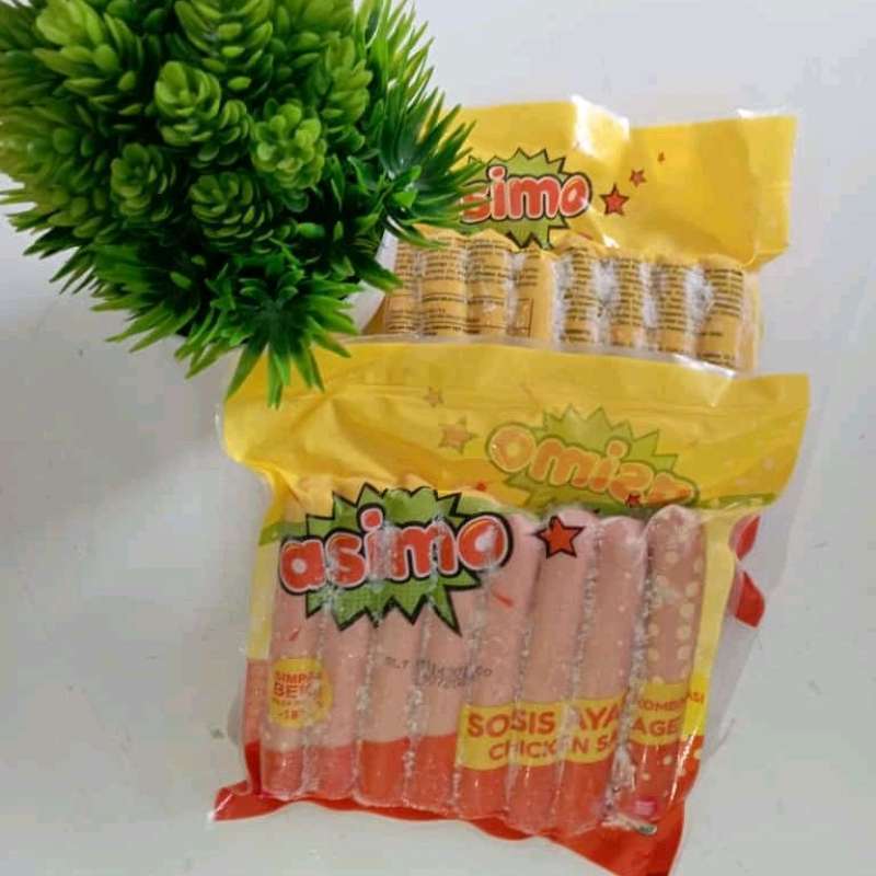 Jual Sosis Asimo 375 gram | Sosis ayam di Seller Ayesha Frozen Food ...
