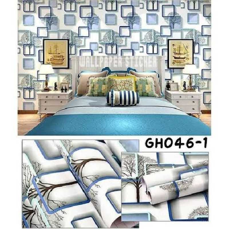Jual Wallpaper Sticker Dinding Merk Kct Wallpaper Tempel Wallpaper ...
