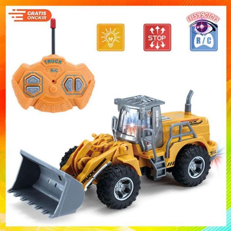 Jual Mainan Mobil Truk Konstruksi RC Remote Control Construction Truck ...