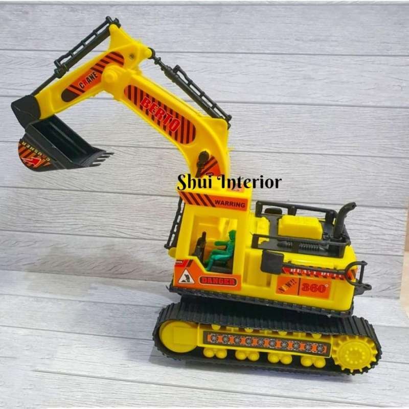 Jual Mainan Anak Laki Laki Traktor Crane Konstruksi Construction Truck ...
