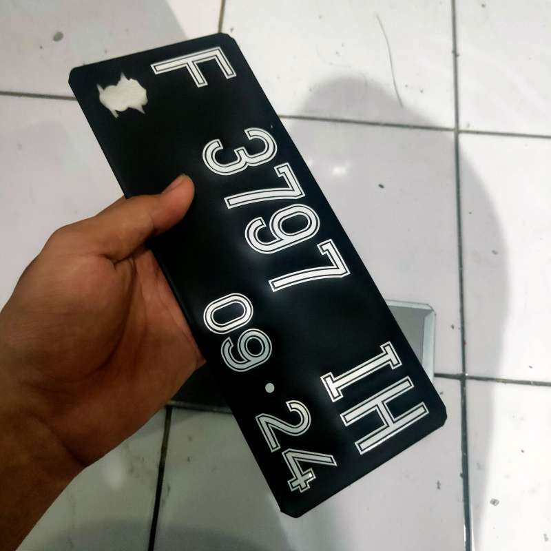 Jual Plat Nomor Motor Baut Tanam Stiker Variasi Di Seller Zidan ...