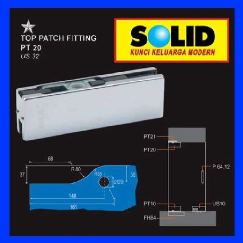 Jual Pintu Kaca / Top Patch Fitting Solid Pt 20 Di Seller Safetylock ...