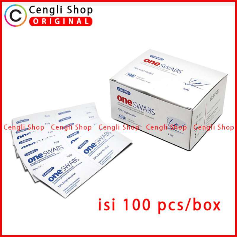 Jual Alkohol Swab Onemed / Alcohol Swabs One Med Oneswabs Oneswab ...