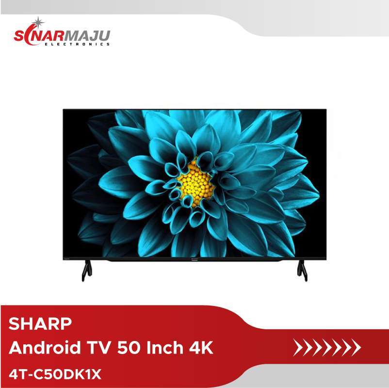 Jual LED TV 50 Inch SHARP Android TV 4K 4T-C50DK1X 4TC50DK1X di Seller ...