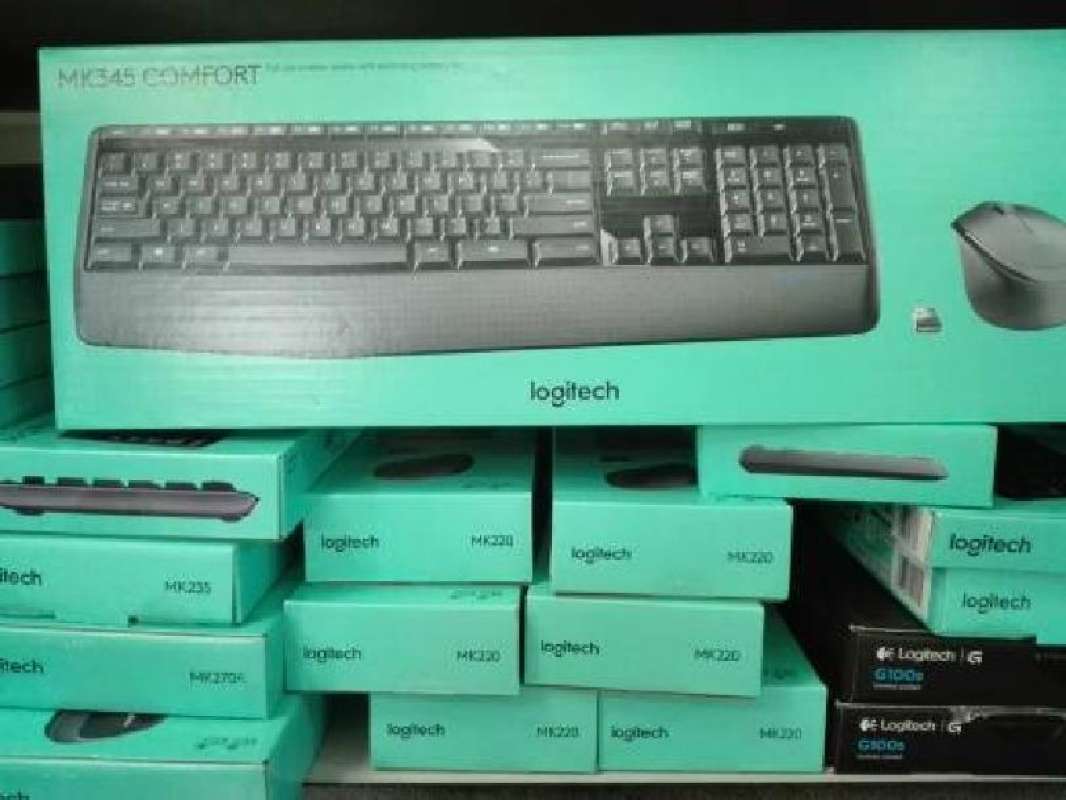 Jual keyboard + mouse Logitech mk 345 wireless di Seller cck2303 ...