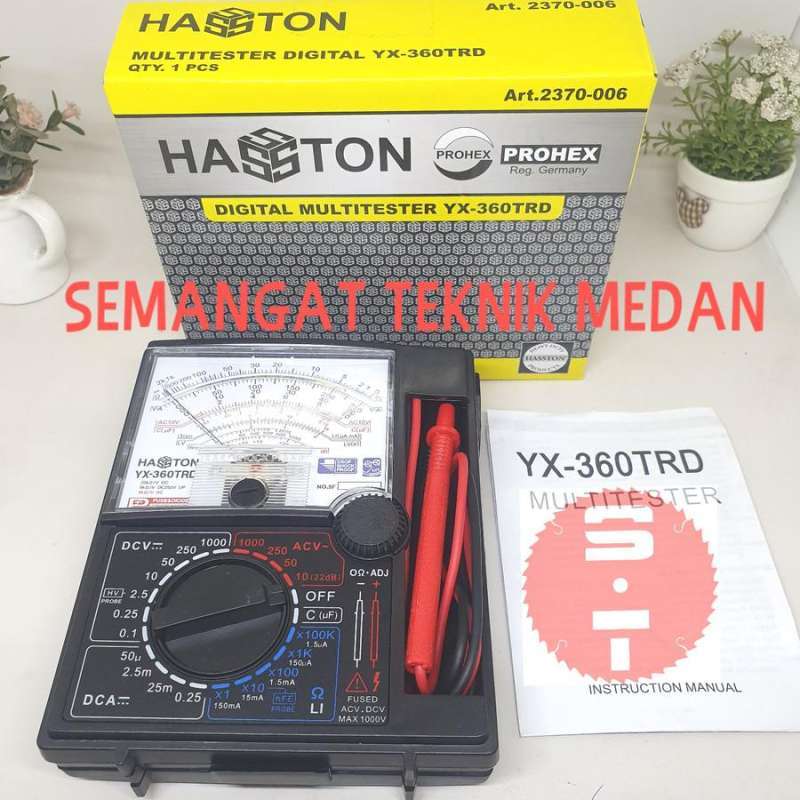 Jual YX-360TRD MULTITESTER MULTI TESTER METER ANALOG HASTON PROHEX YX ...