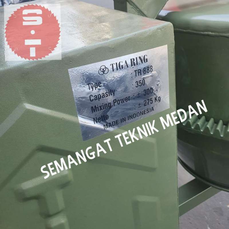 Jual Mesin Molen Semen Mixer 350 Liter 3 Tiga Ring Roda 7pk Dongfeng R175 Di Seller Semangat ...