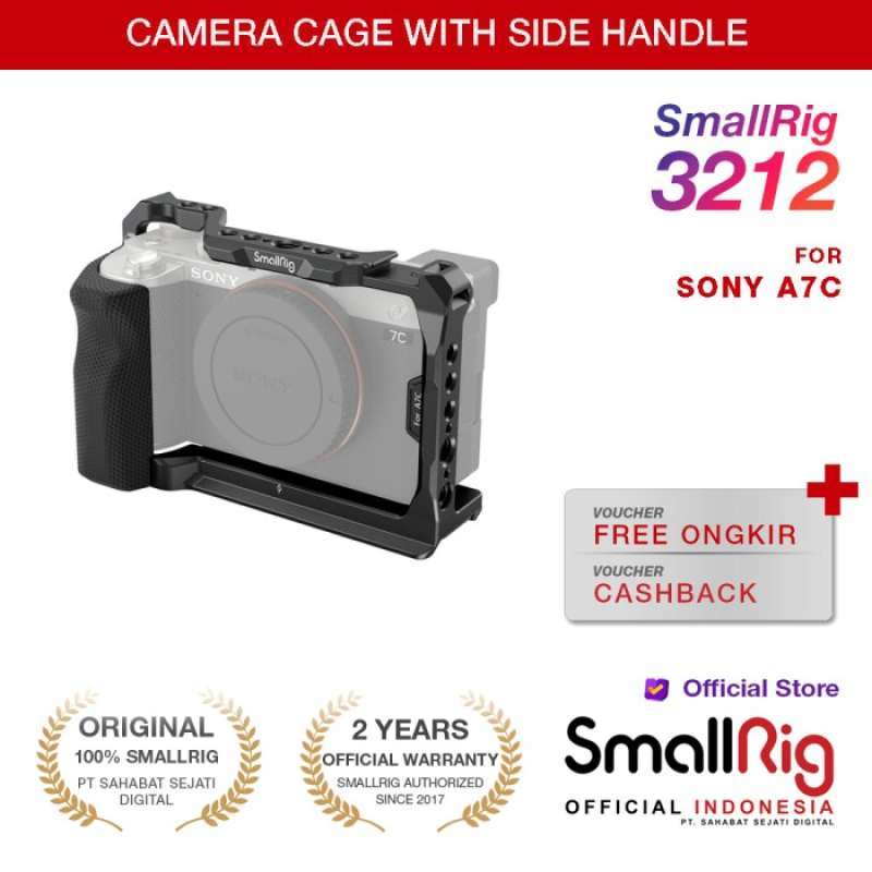 Promo Smallrig Cage With Side Handle For Sony A7C Camera 3212 Diskon 10 ...