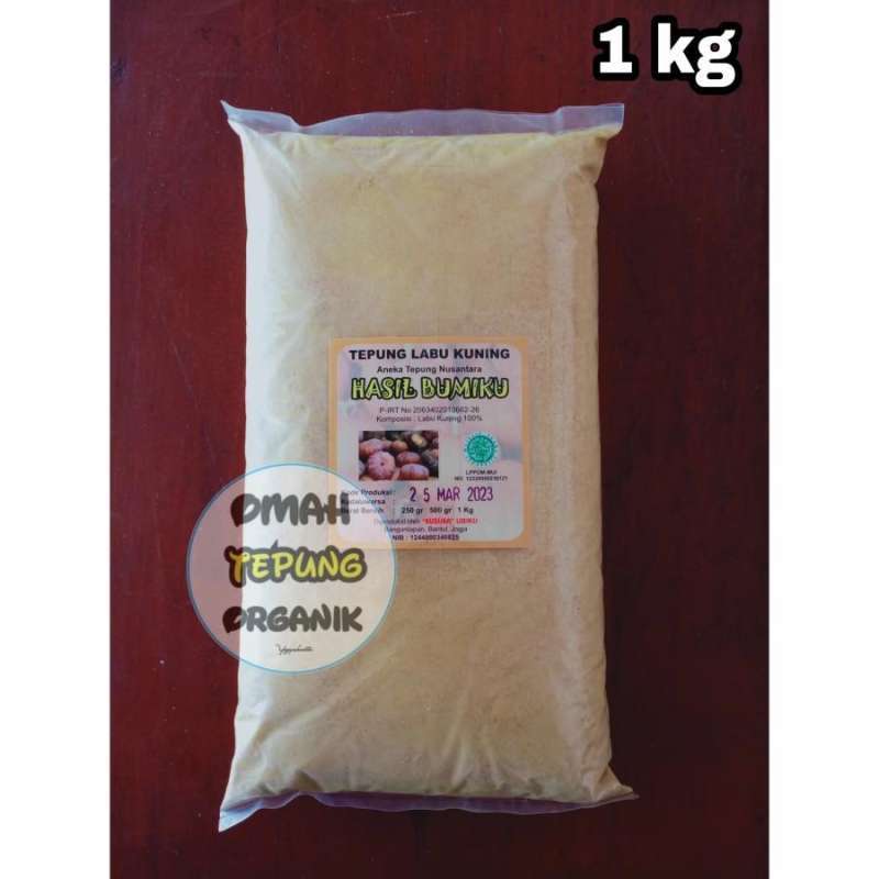 Jual Tepung Labu Kuning Organik Kemasan 1 Kg/Tepung Mpasi Organik di ...