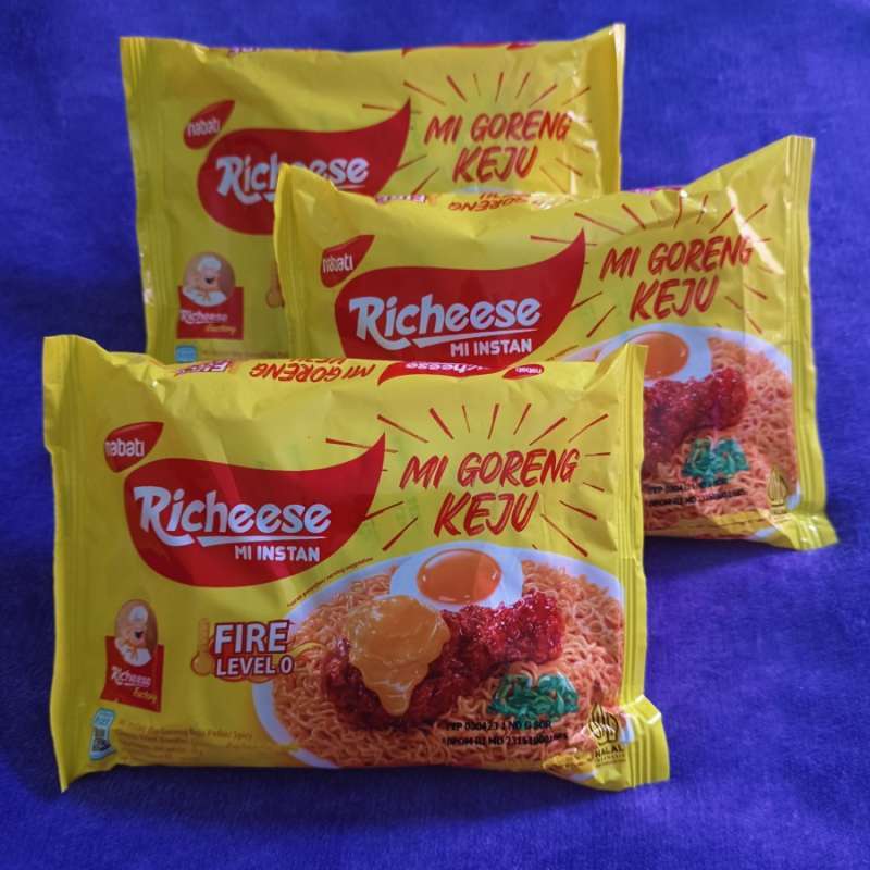Jual Mie Goreng Richeese Keju / Mi Richeese Keju Level Pedas Viral ...