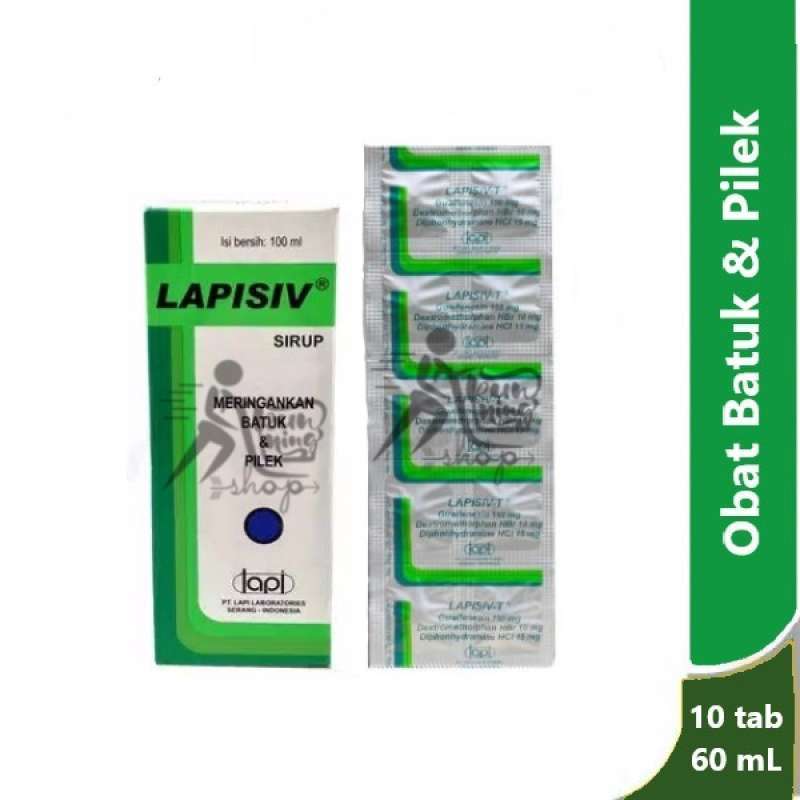 Jual Lapisiv T dan Lapisiv Sirup - obat batuk pilek karena alergi ...