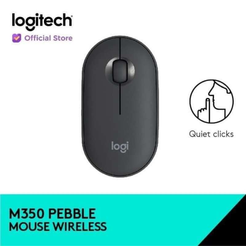 Jual Mouse Logitech Wireless Pebble M350 Mouse Bluetooth Silent Wireless 2.4 Ghz Original ...