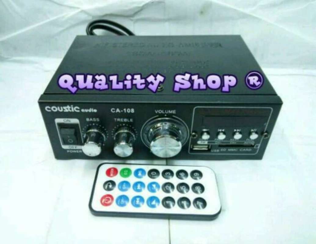 Jual AMPLI MINI COUSTIC CA-108 AC/DC 4 CHANNEL di Seller Flakes Store - Cengkareng Barat, Kota ...