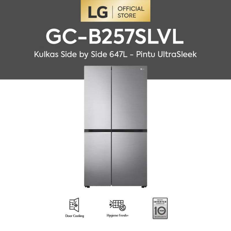 Promo LG GC-B257SLVL Kulkas Side by Side Diskon 10% di Seller Blibli ...
