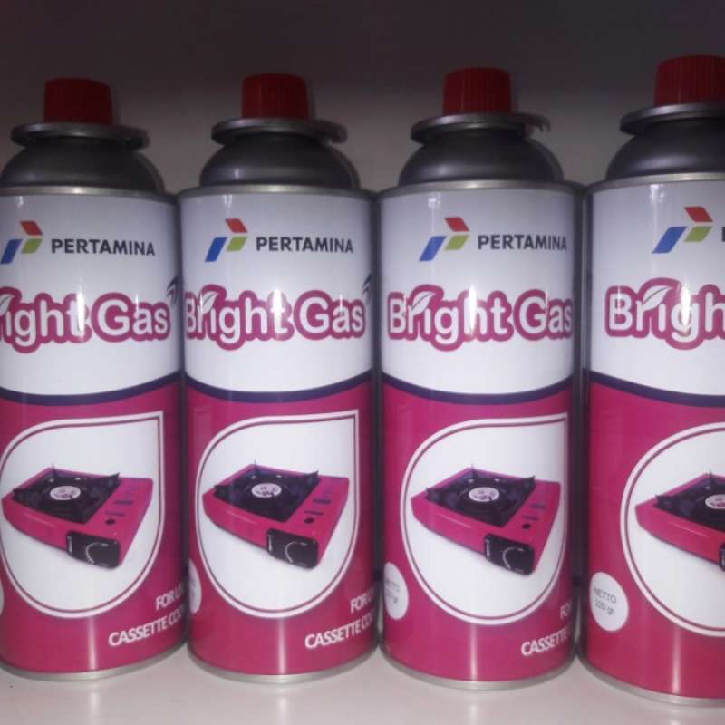 Jual Gas Kaleng Portable Bright Gas Pertamina 220 Gr Baru Di Seller ...