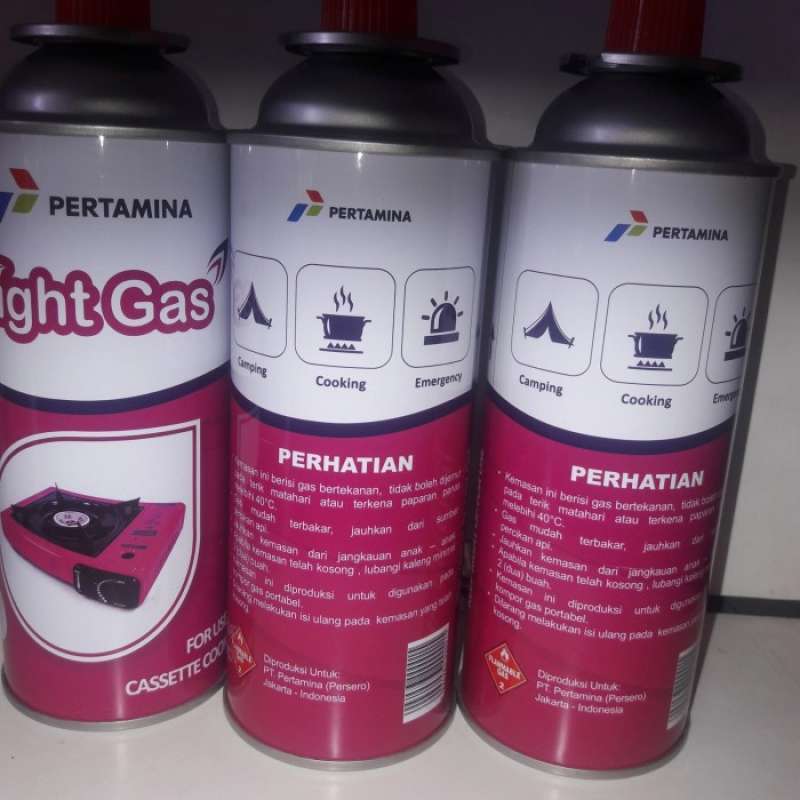 Jual Gas Kaleng Portable Bright Gas Pertamina 220 Gr Baru Di Seller ...