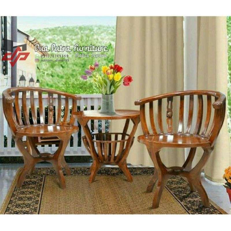 Jual kursi teras kayu jati di Seller 2putra_karya87 - Ngasem, Kab ...