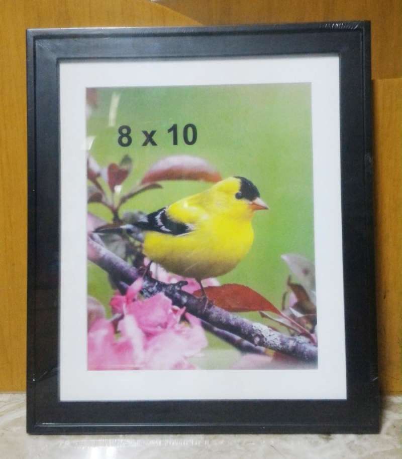 Promo Bingkai Foto 8R Hitam Dengan Matteboard (Lis) Kayu - Frame Photo ...