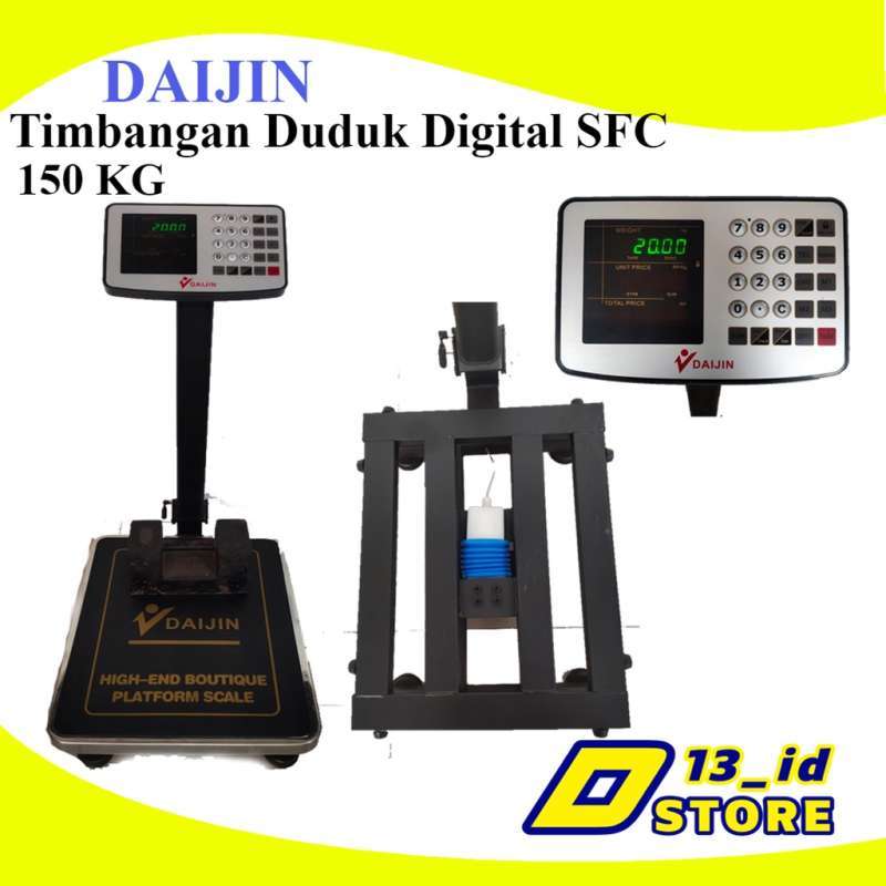 Jual timbangan digital Daijin sfc 150kg layar sentuh & water proof di ...