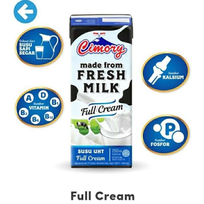 Jual Cimory Susu Uht 250ml Full Cream Di Seller Gemilangfy - Kalideres, Kota Jakarta Barat | Blibli