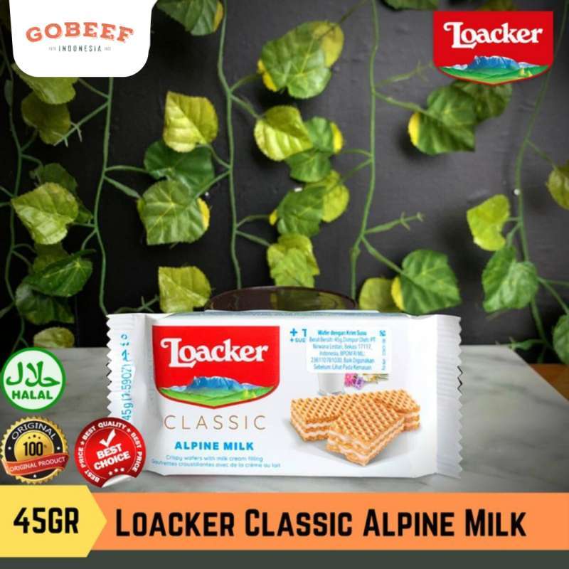 Jual Loacker Classic Alpine Milk 45gr / Crispy Wafers With Milk Cream ... Jual Loacker Classic Alpine Milk 45gr / Crispy Wafers With Milk Cream ...