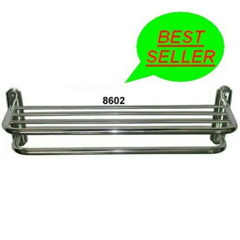 Promo Rak Handuk Dinding 5 Baris Stainless Diskon 15% di Seller Toko Al ...