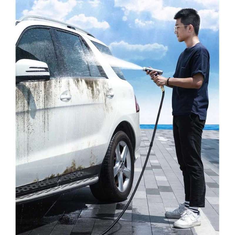 Promo Baseus Semprotan Air Cuci Mobil High Pressure Water Gun with 15M ...