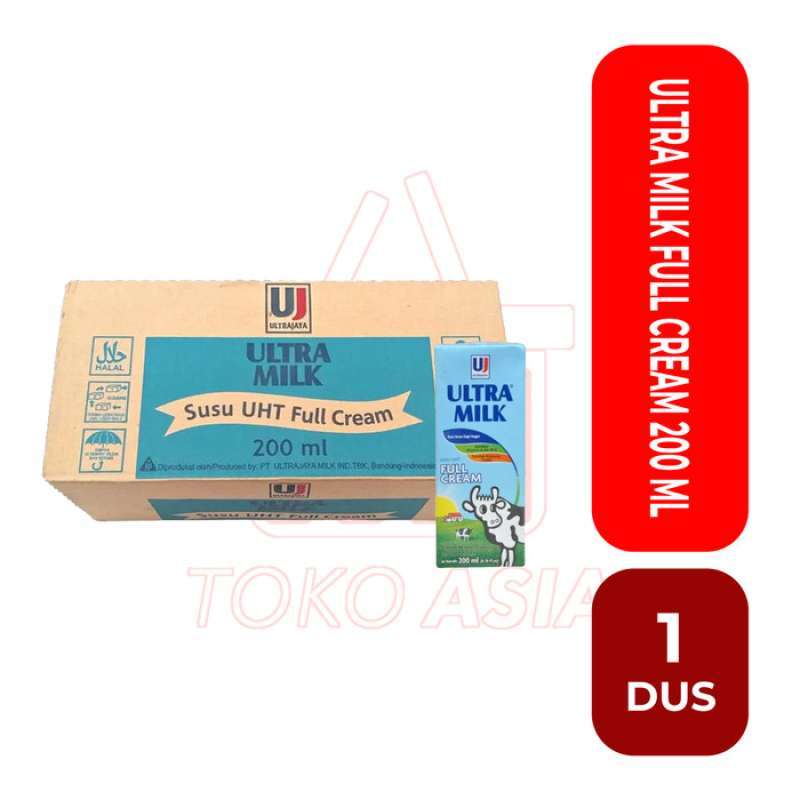 Promo Ultra Milk Full Cream 200Ml 1 Dus Diskon 12% di Seller Xeichyl ...