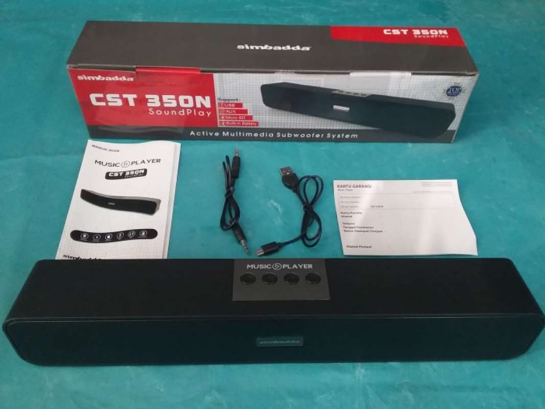 Jual Speaker Bluetooth Simbadda Cst 350N Portable Soundbar di Seller ...