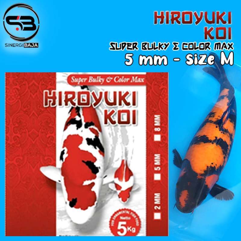 Jual Pakan Ikan Koi / Pelet Ikan Koi Hiroyuki Super Bulky & Color Max ... Jual Pakan Ikan Koi / Pelet Ikan Koi Hiroyuki Super Bulky & Color Max ...