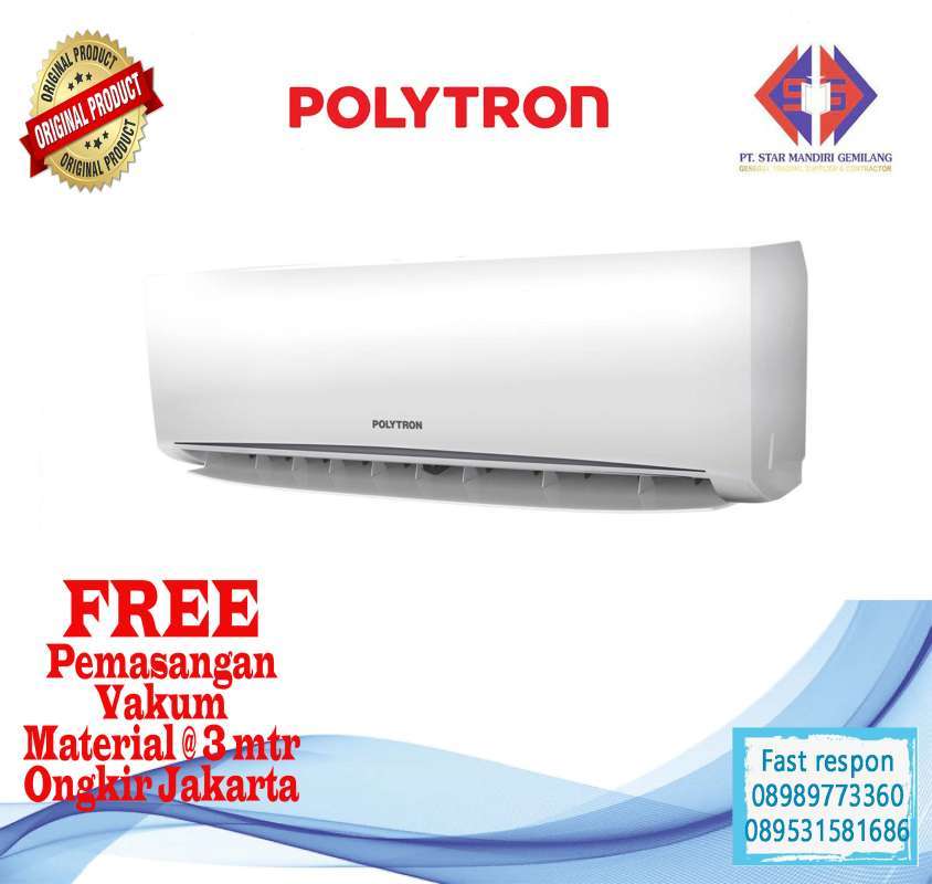 Jual AC POLYTRON DELUXE SERIES + PASANG 2 PK 2 PK di Seller SMG ...