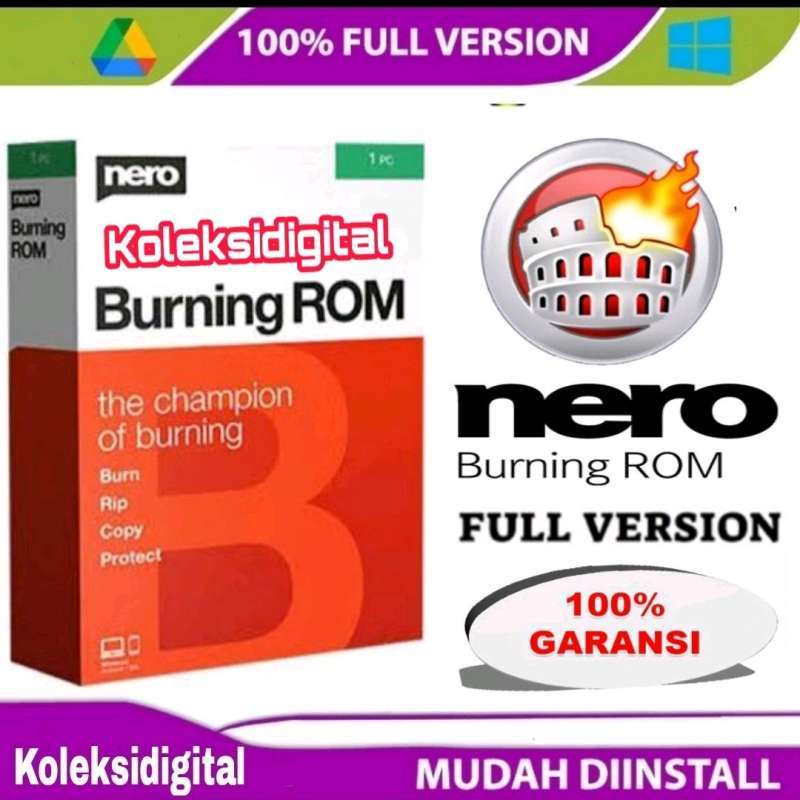 Promo Nero burning ROM 2019/2020/2021/Nero 7 Full Version Lifetime Diskon 35% di Seller ...