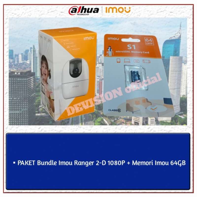 Promo Paket Bundle Imou Ranger 2-D 1080P + Mem Imou 64Gb / Paket ...