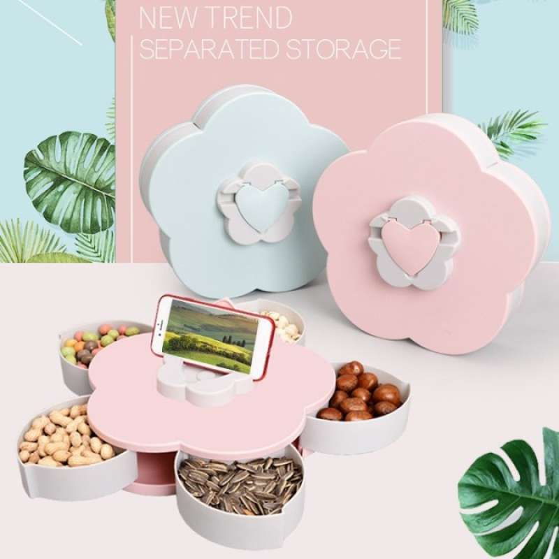 Promo TOPLES BUNGA PUTAR TEMPAT PERMEN SNACK DAN KUE KERING di Seller ...