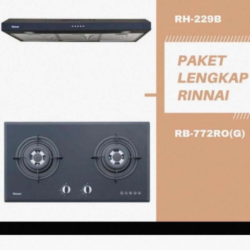 Jual BUNDLING Paket RINNAI Kompor RB 772 ROG + Cooker Hood RH 229 B di Seller Gramapuri Store ...