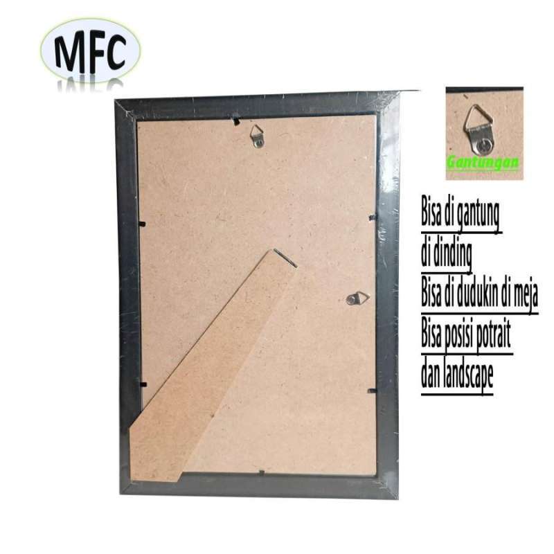 Jual Bingkai/pigura/frame A4 (21x30) Minimalis 3 Cm Hitam Dan Putih ...