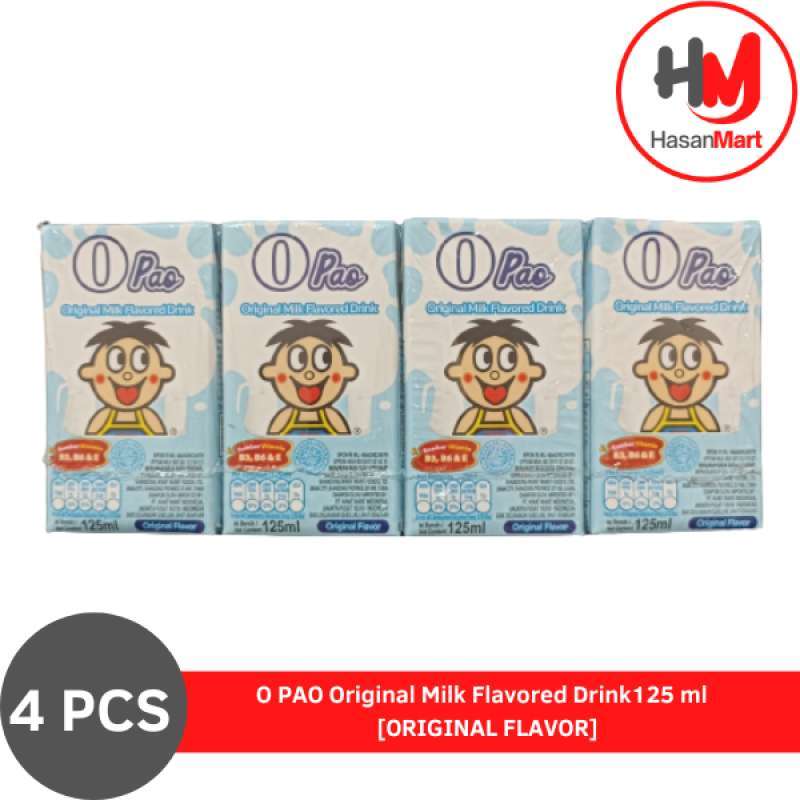 Jual O Pao Original Milk Flavored Drink 125 Ml - Original Flavor [4 Pcs ...