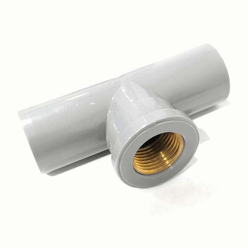 Jual Tee Drat Dalam 1/2 inch Pvc Drat Kuningan / Kenie Drat dalam ...