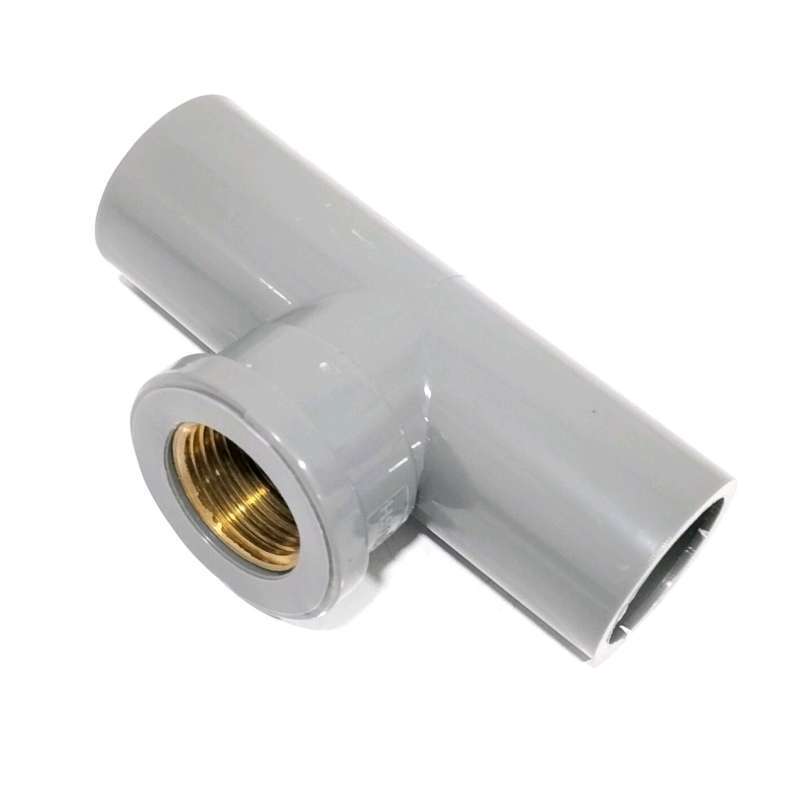 Jual Tee Drat Dalam 1/2 Inch Pvc Drat Kuningan / Kenie Drat Dalam (g7179) Di Seller Mega Jaya ...