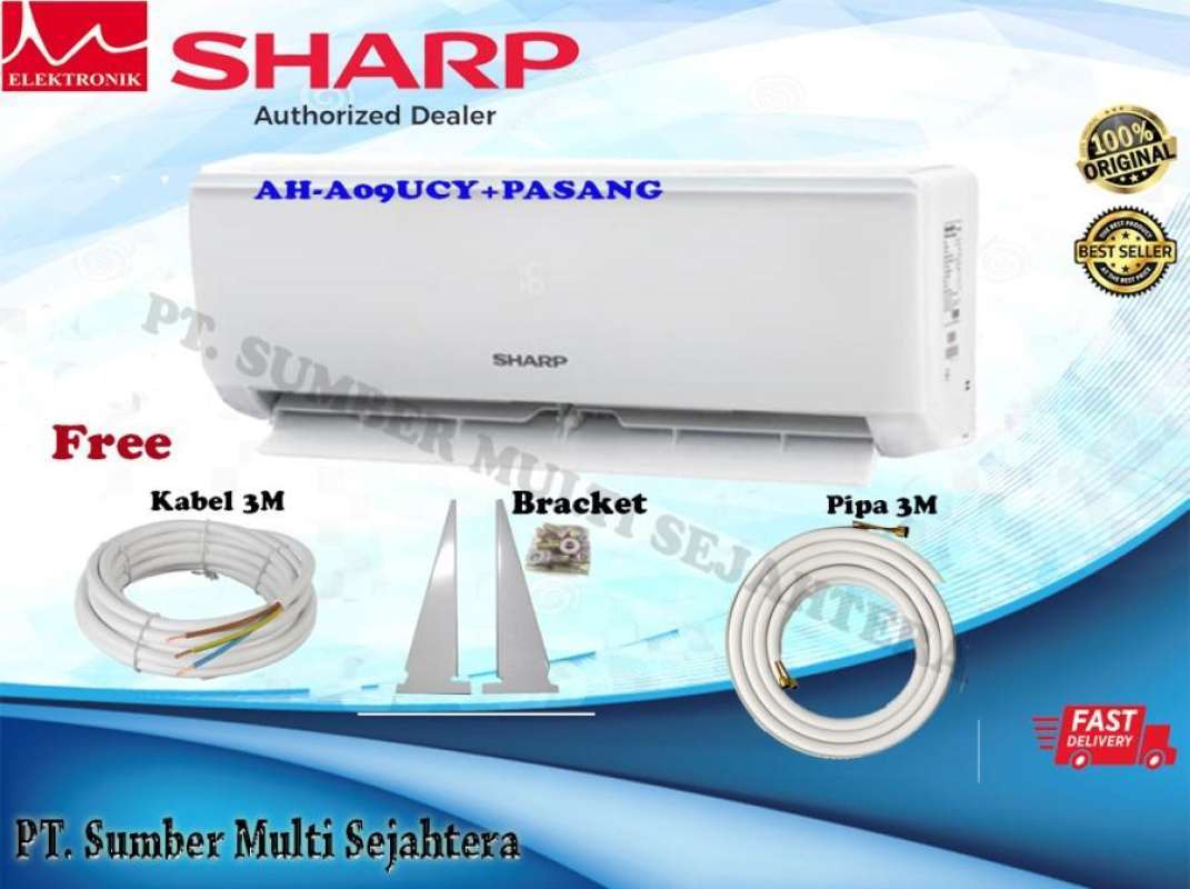 Jual AC SHARP 1PK AH A09 UCY TURBO COOL UNIT ONLY di Seller Sumber ...