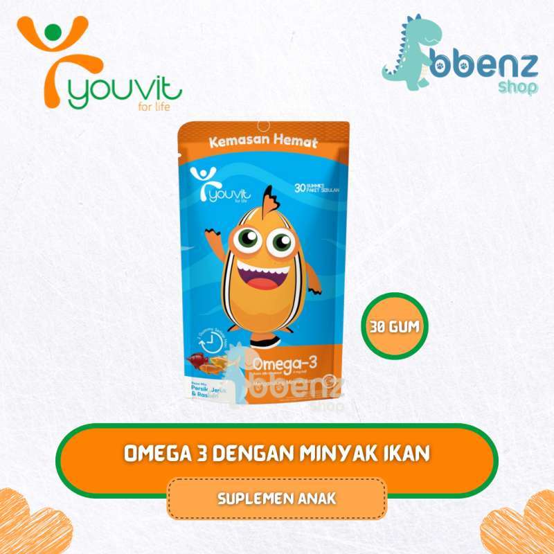Jual Youvit Omega-3 Anak Isi 30 Gummy di Seller Bbenz Shop - Sukabumi ...