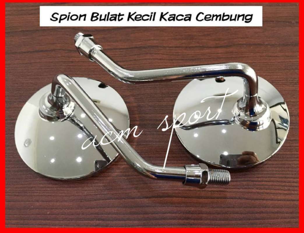 Promo Spion Bulet Mini Crome Kaca Cembung Universal Honda Yamaha Diskon ...