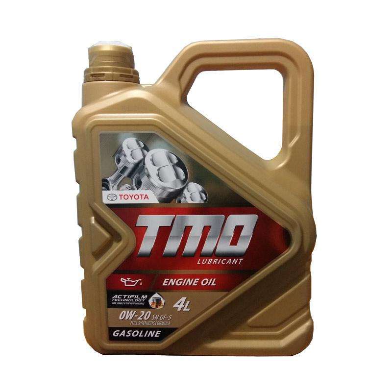 Promo Oli mesin mobil Toyota TMO Full-Synthetic 0W-20 4 liter Diskon 6% ...