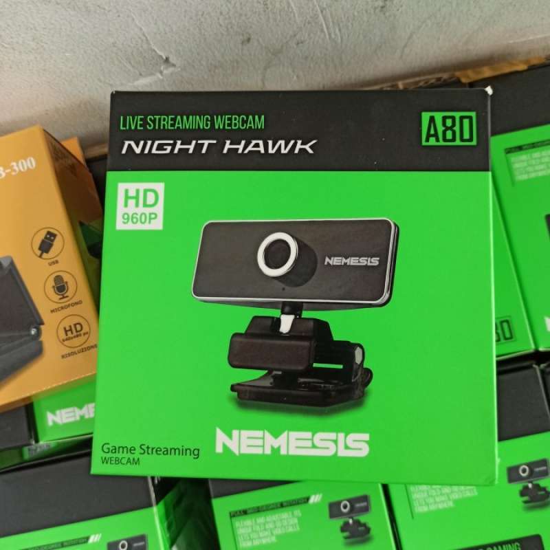 Jual PC CAMERA/WEB CAM NYK NEMESIS A80 NIGHT HAWK STREAMER WEBCAM HD ...